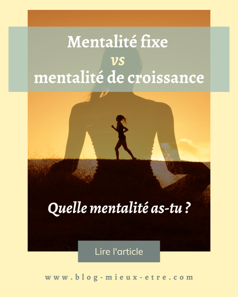 Mentalité fixe vs mentalité de croissance - Blog Mieux-Être